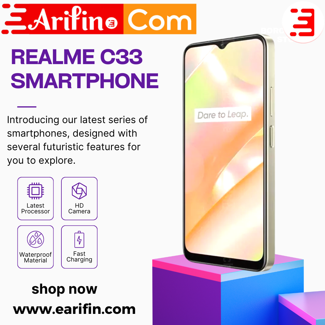 Realme C33 Smartphone price in bd | earifin.com
